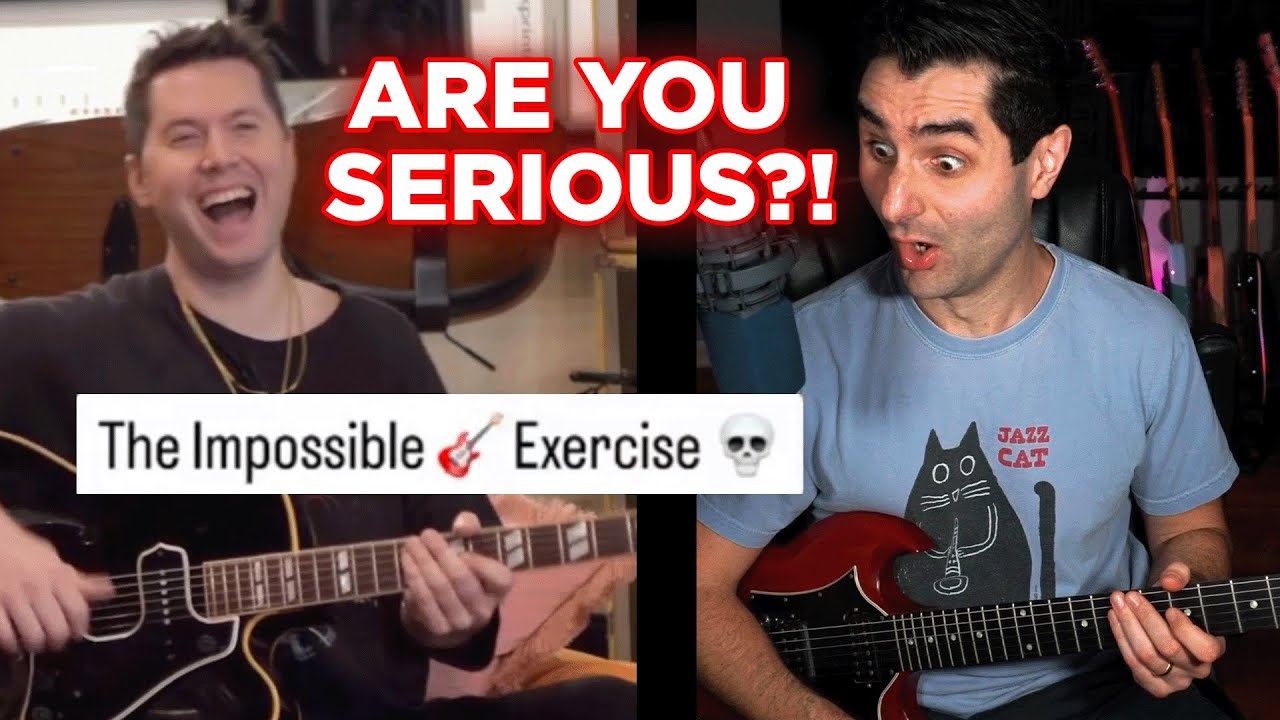 I Tried Music Is Win's IMPOSSIBLE Guitar Exercise - YouTube