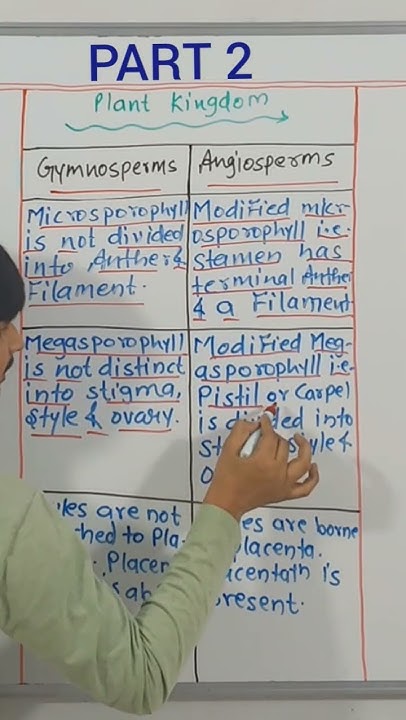 Level Up Your Plant Knowledge: #Gymnosperms vs. #Angiosperms | Part 2 ...
