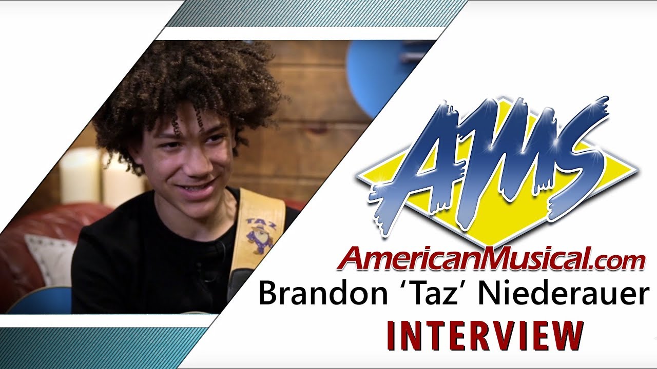 Brandon 'Taz' Niederauer Interview Pt. 1 - American Musical Supply ...