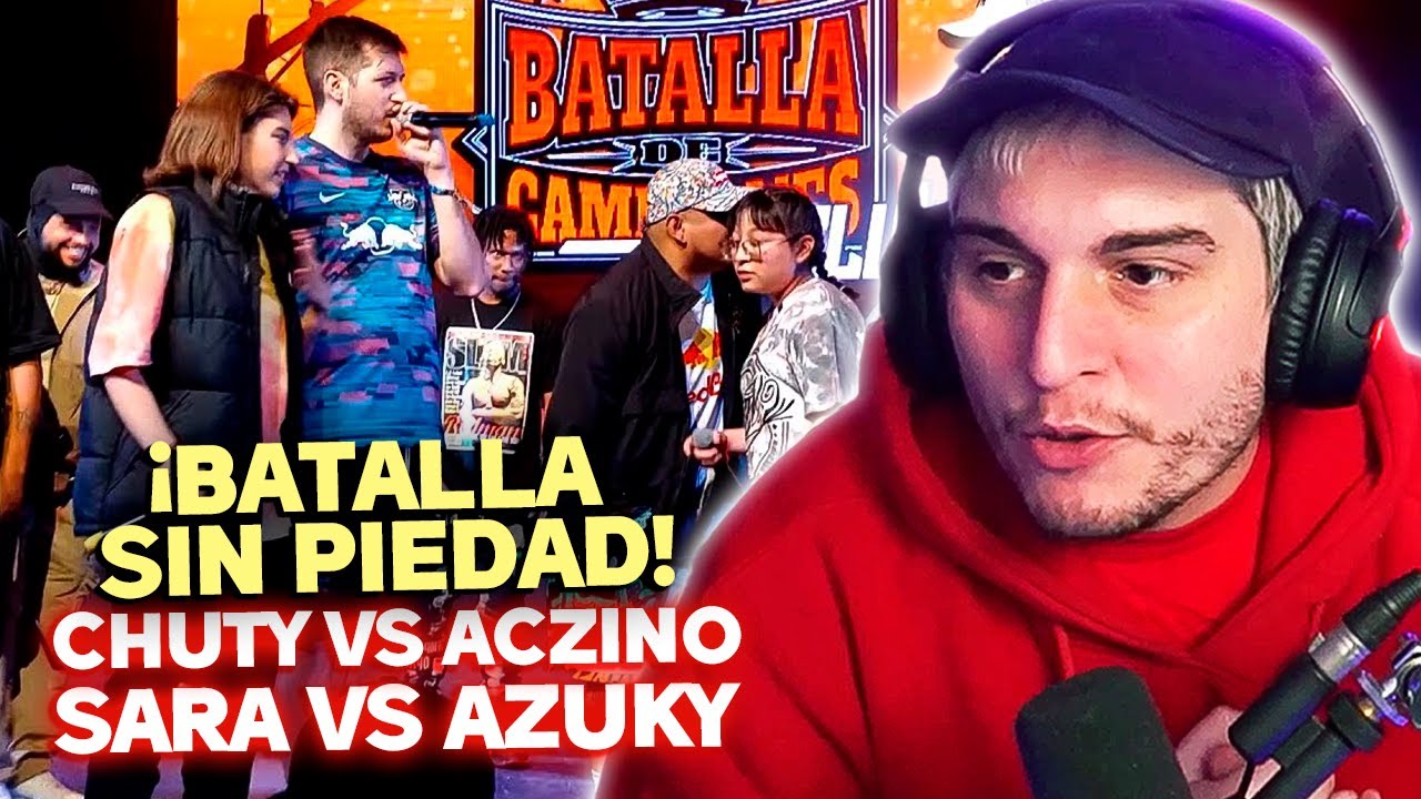 ¡AZUKI CONTRA TODOS! CHUTY y SARA SOCAS vs ACZINO y AZUKY en BATALLA de ...
