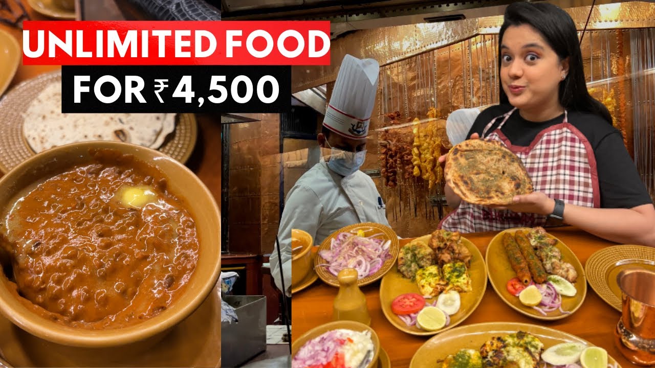 We ordred EVERYTHING AT A 5 STAR HOTEL | BUKHARA at ITC Maurya Hotel ...