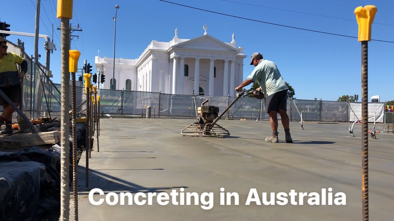 Concreting in Australia - YouTube