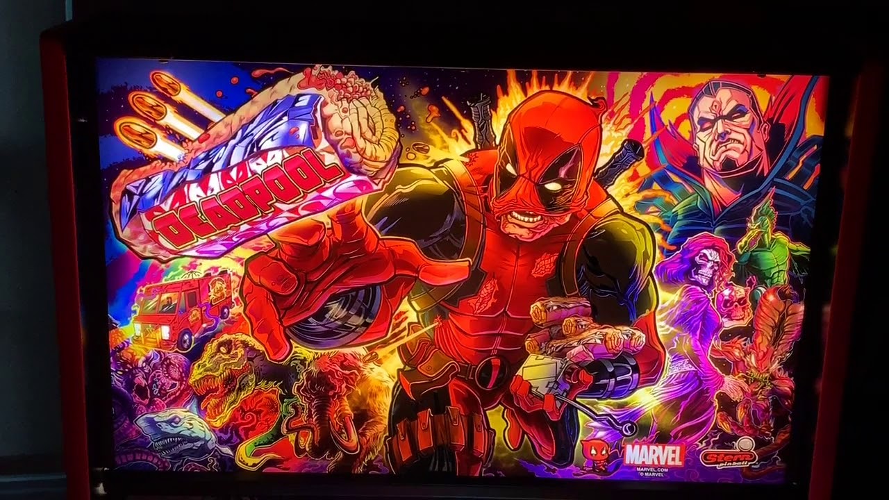 Stern Deadpool LE LED Panel from Flipper Fidelity - YouTube
