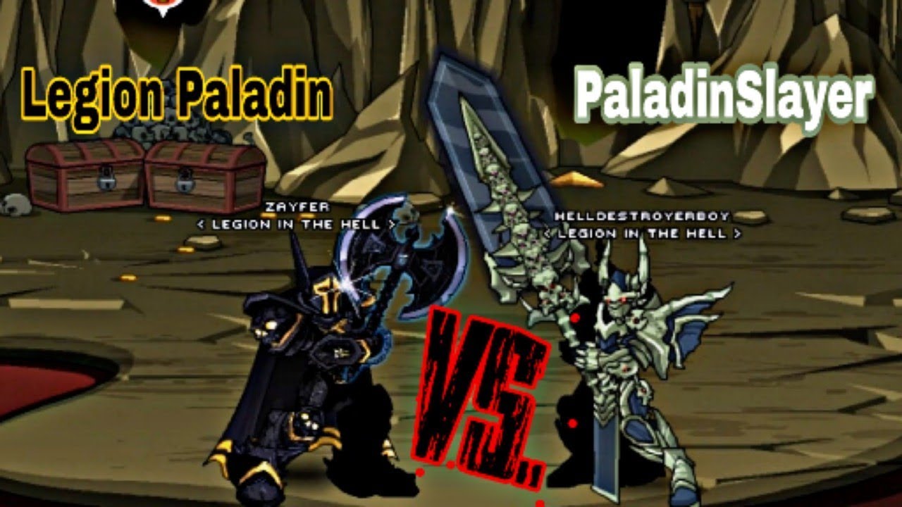 [AQW] Legion Paladin Vs. PaladinSlayer [PvP] - YouTube