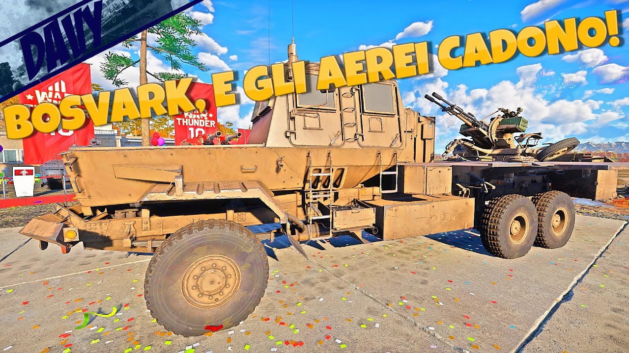 💥WAR THUNDER GAMEPLAY ITA💥 BOSVARK,ANTIAEREA CHE DISTRUGGE QUALSIASI ...