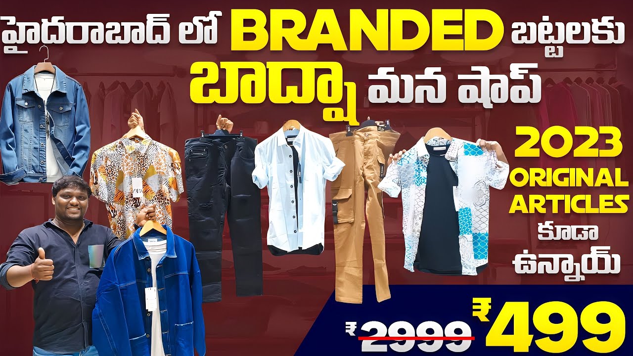 Unique Branded Collection in Hyderabad | Branded Men's Clothing in ...