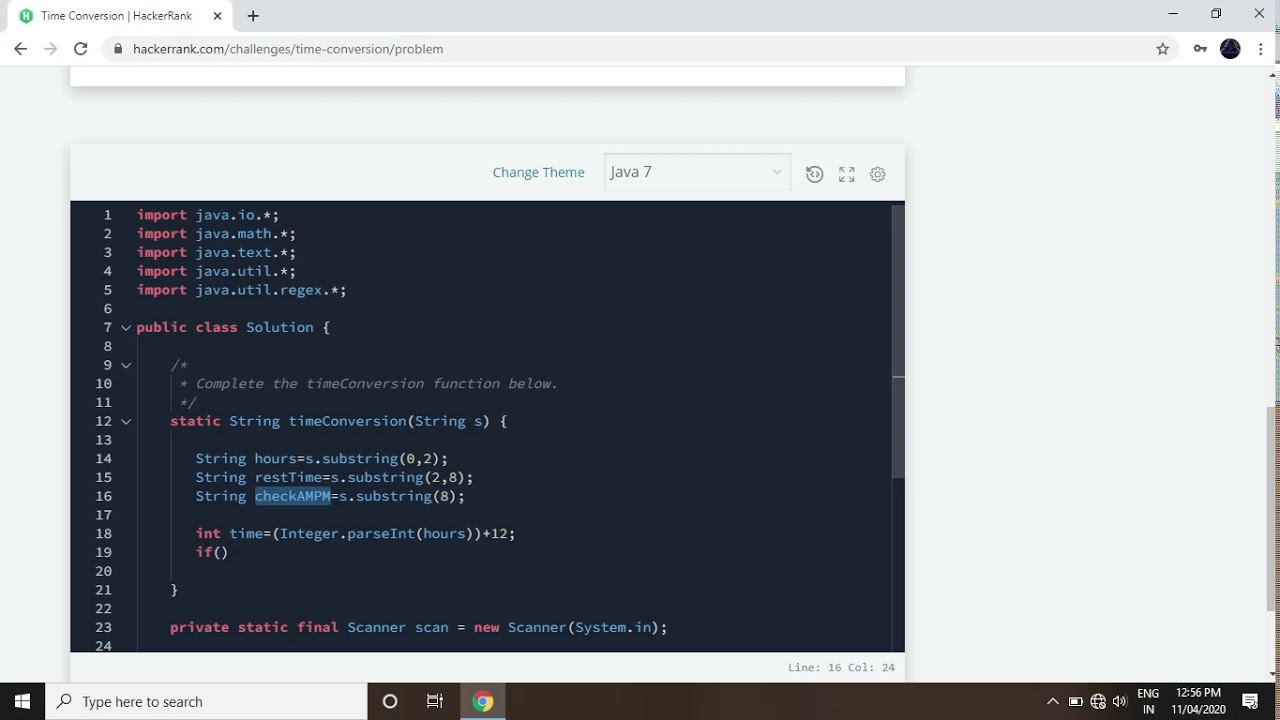 How To Solve Time Conversion HackerRank YouTube how-to-solve-time-conversion-hackerrank-youtube