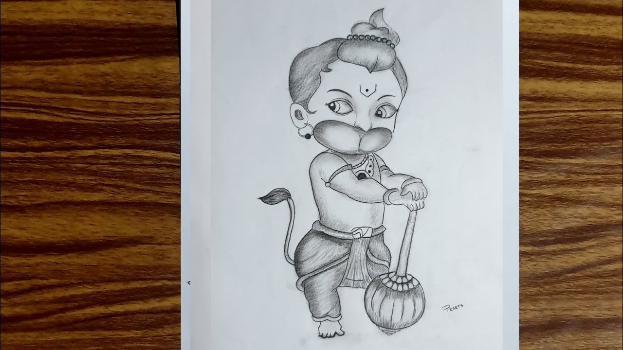 How To Draw Bal Hanuman By Simple Steps | Hanuman Drawing Tutorial | # ...