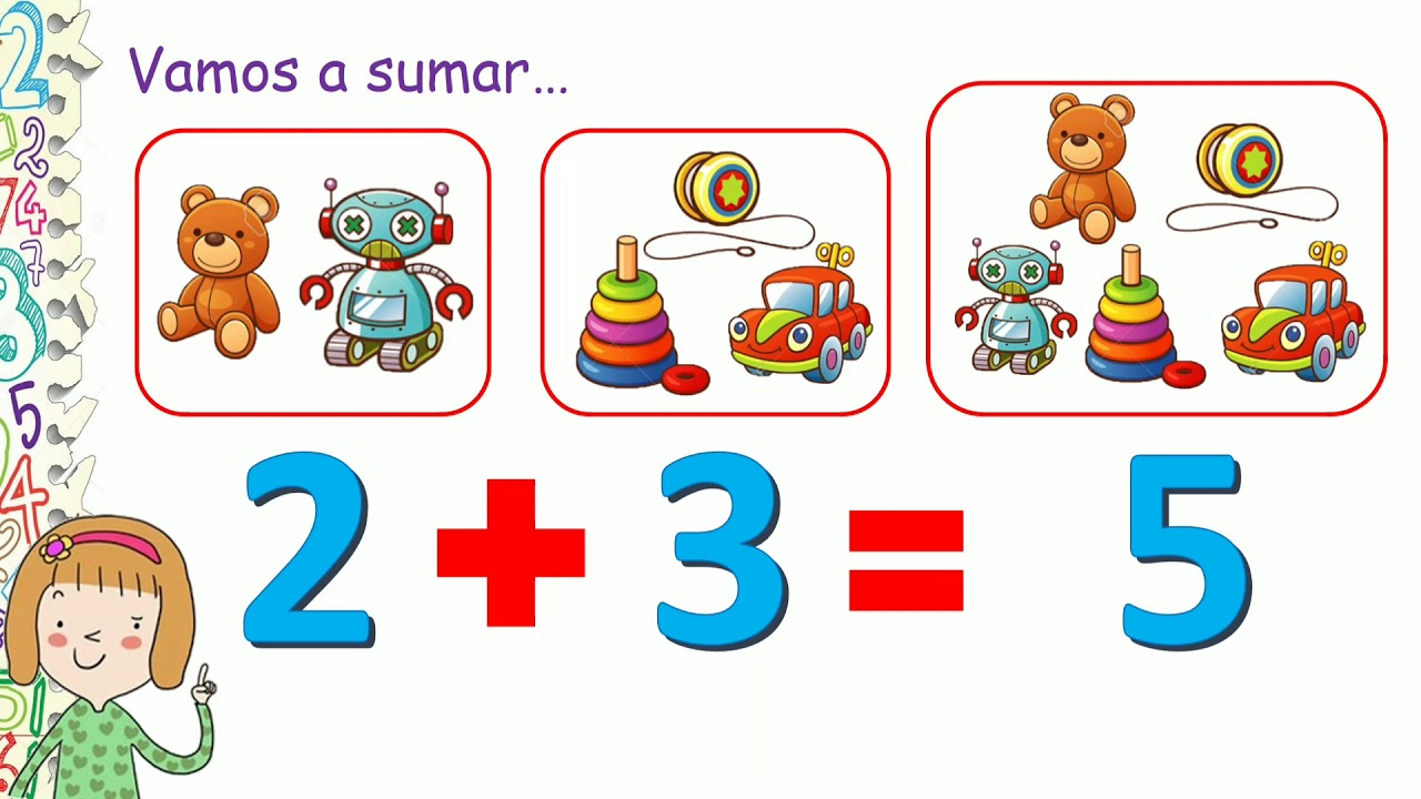 Aprendemos a sumar para niños - YouTube