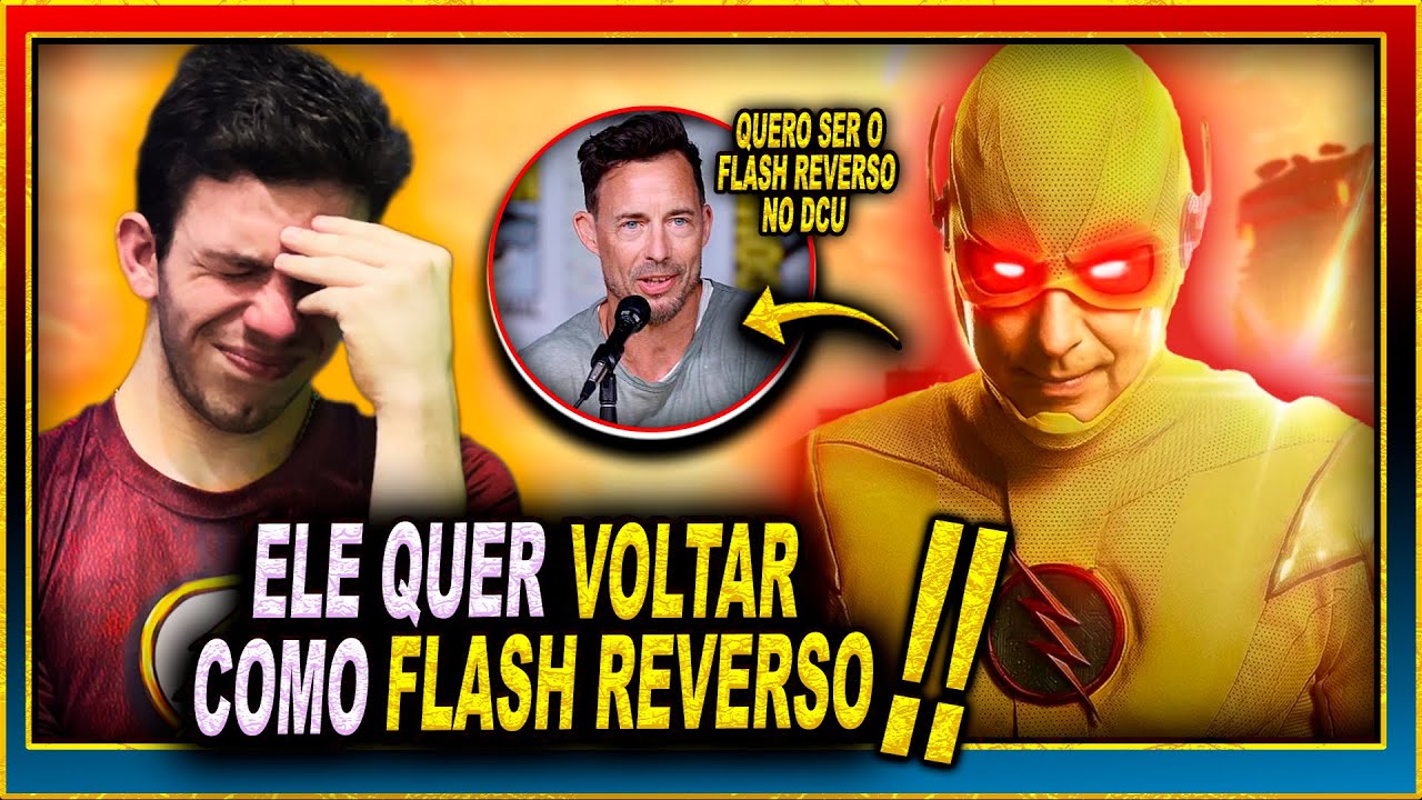 BOMBA!! ENTENDA A POLÊMICA DO RETORNO DO FLASH REVERSO DO TOM CAVANAGH ...