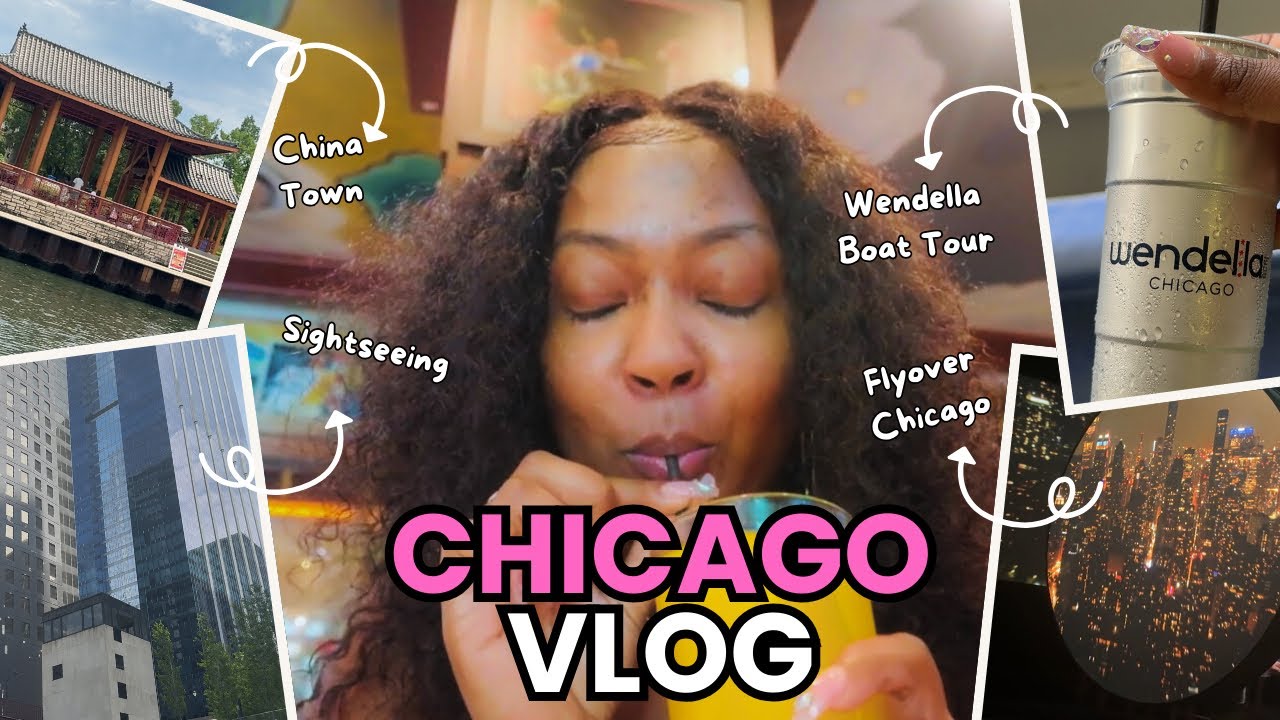 CHICAGO VLOG | Wendella Boat Tour, Fly Over Chicago | Let’s spend the ...