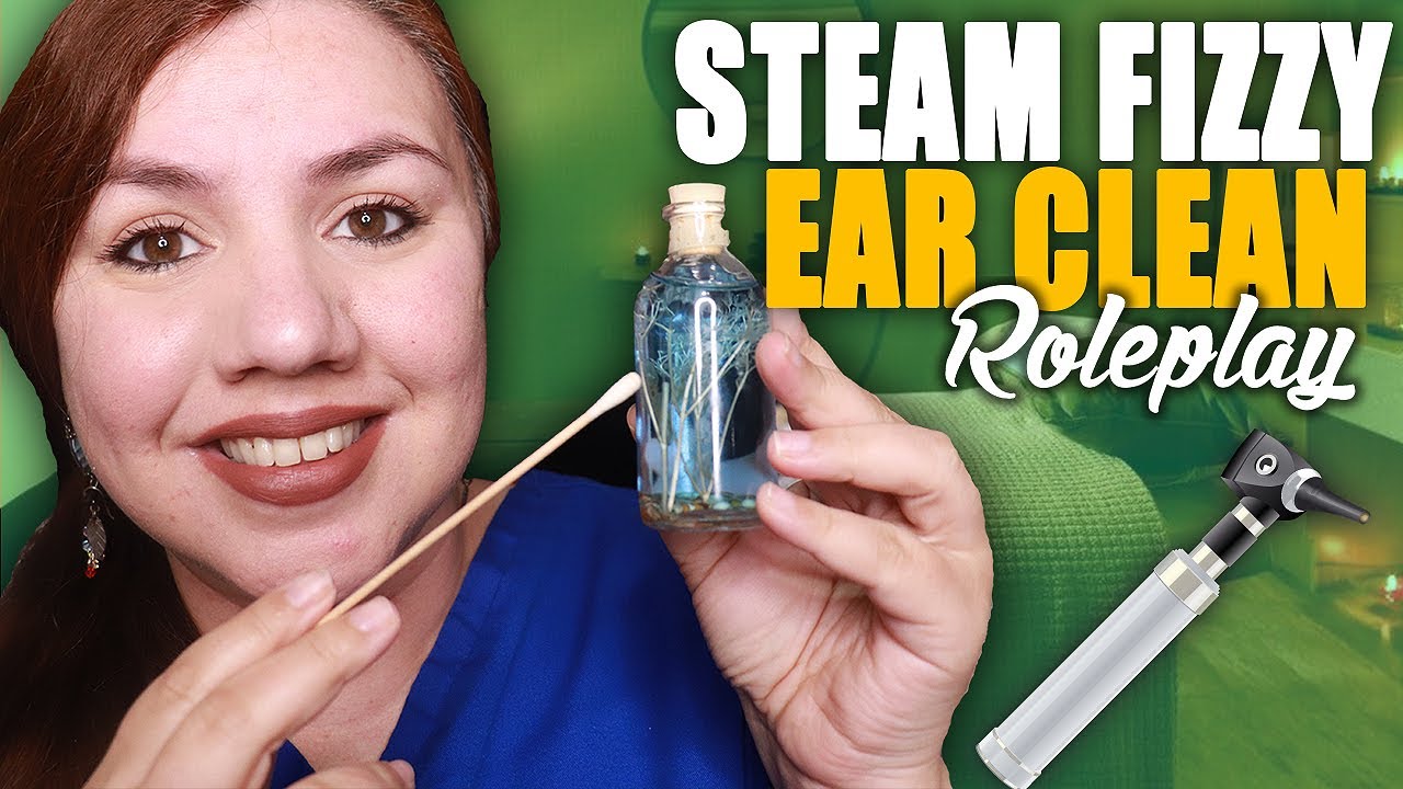ASMR Calming Herbs Ear Cleaning with Steam Gloves and Binaural Sounds ...