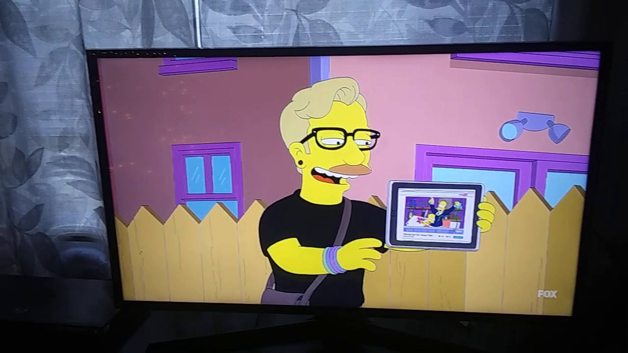 Homer and Bart doing like flossing dance - YouTube