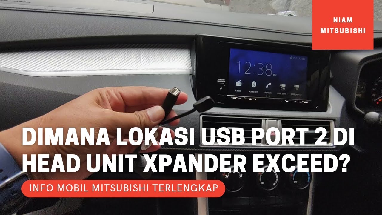 Dimana Lokasi USB Port 2 di Head Unit Mitsubishi Xpander Exceed Terbaru ...