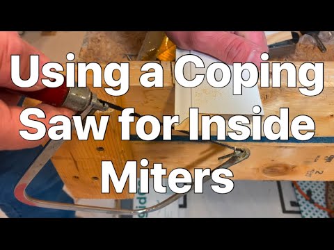 COPING SAW BASICS FOR BASEBOARDS - YouTube