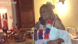 Marie Jo Clency Chante un sega en acapella , pour l'anniversaire de ...