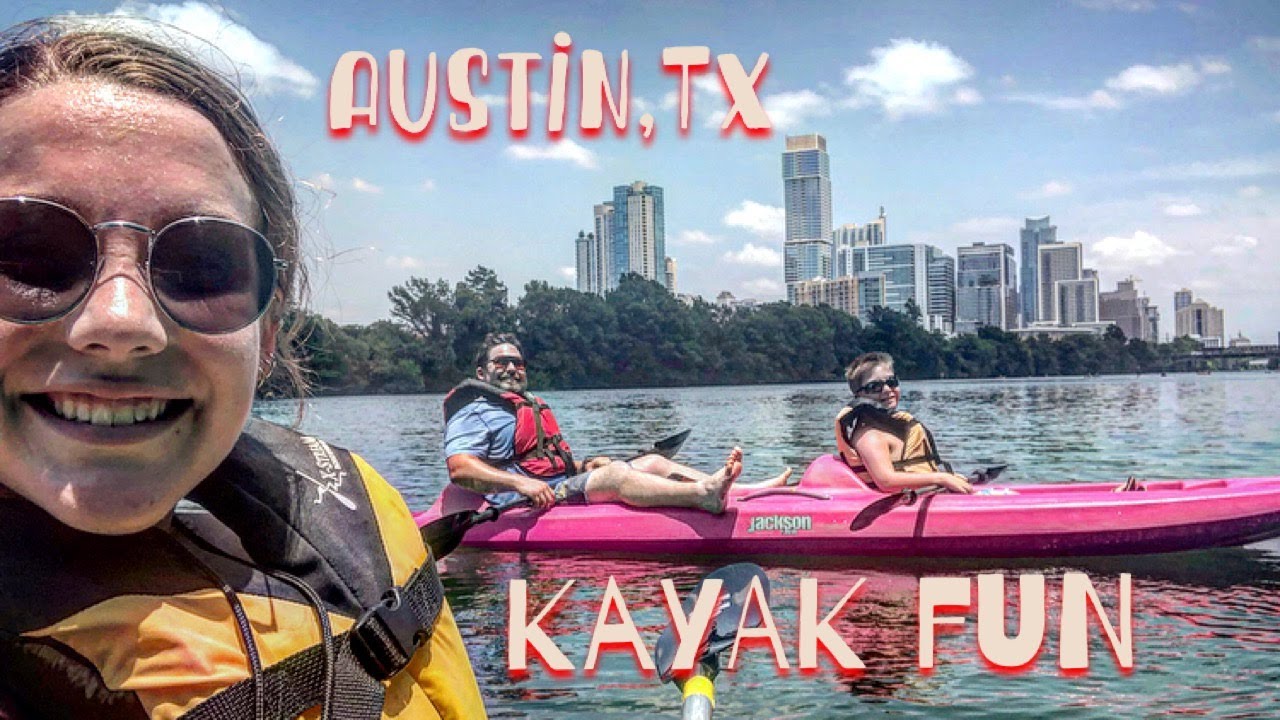 Austin Texas Kayak Fun at Rowing Dock - YouTube