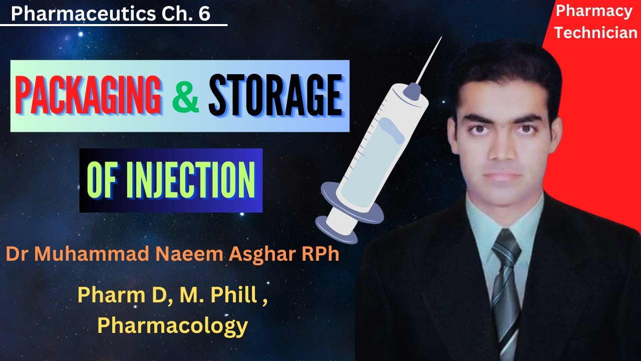 Storage of Injection | Packaging of Injection | Pharmacy Technician ...