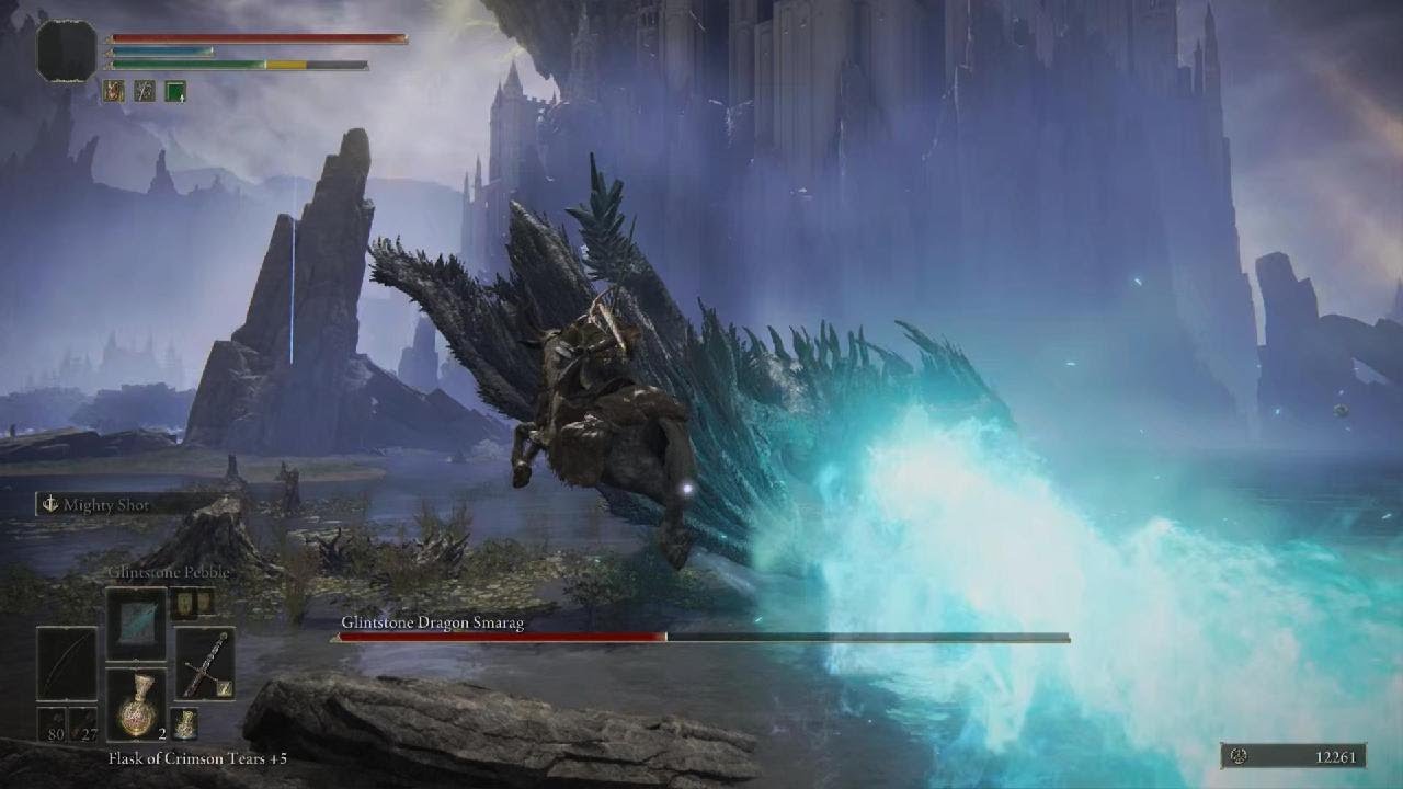 ELDEN RING - Glintstone Dragon Smarag - YouTube