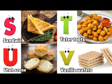 Food Alphabet Song for Kids | Food ABC Song | Phonics for Kids | Learn ...