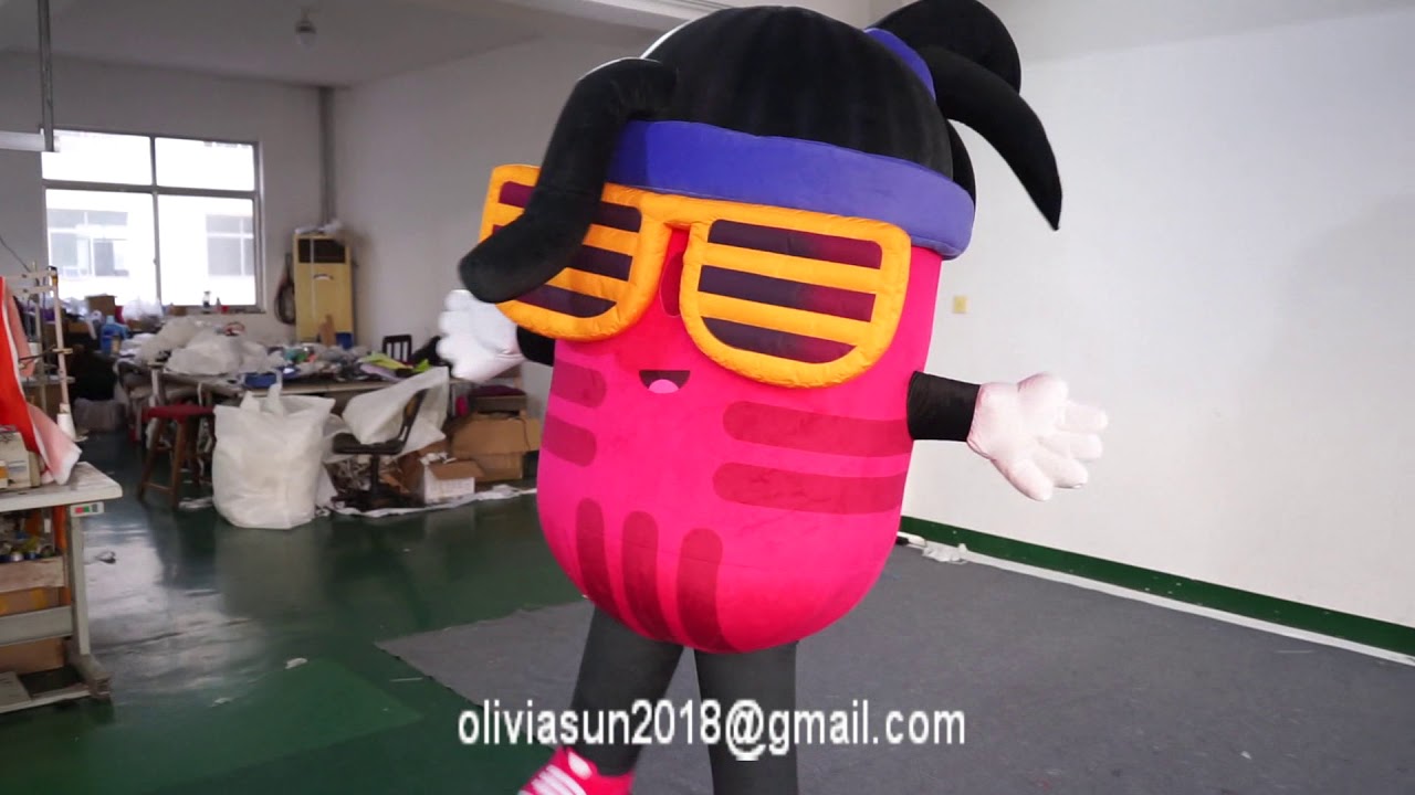 fur plush giant inflatable microphone cartoon costume stand microphone ...
