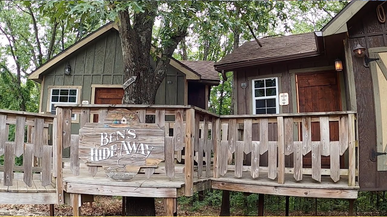 Bens Hide Away - Group Treehouse Site at Branson Treehouse Adventures ...