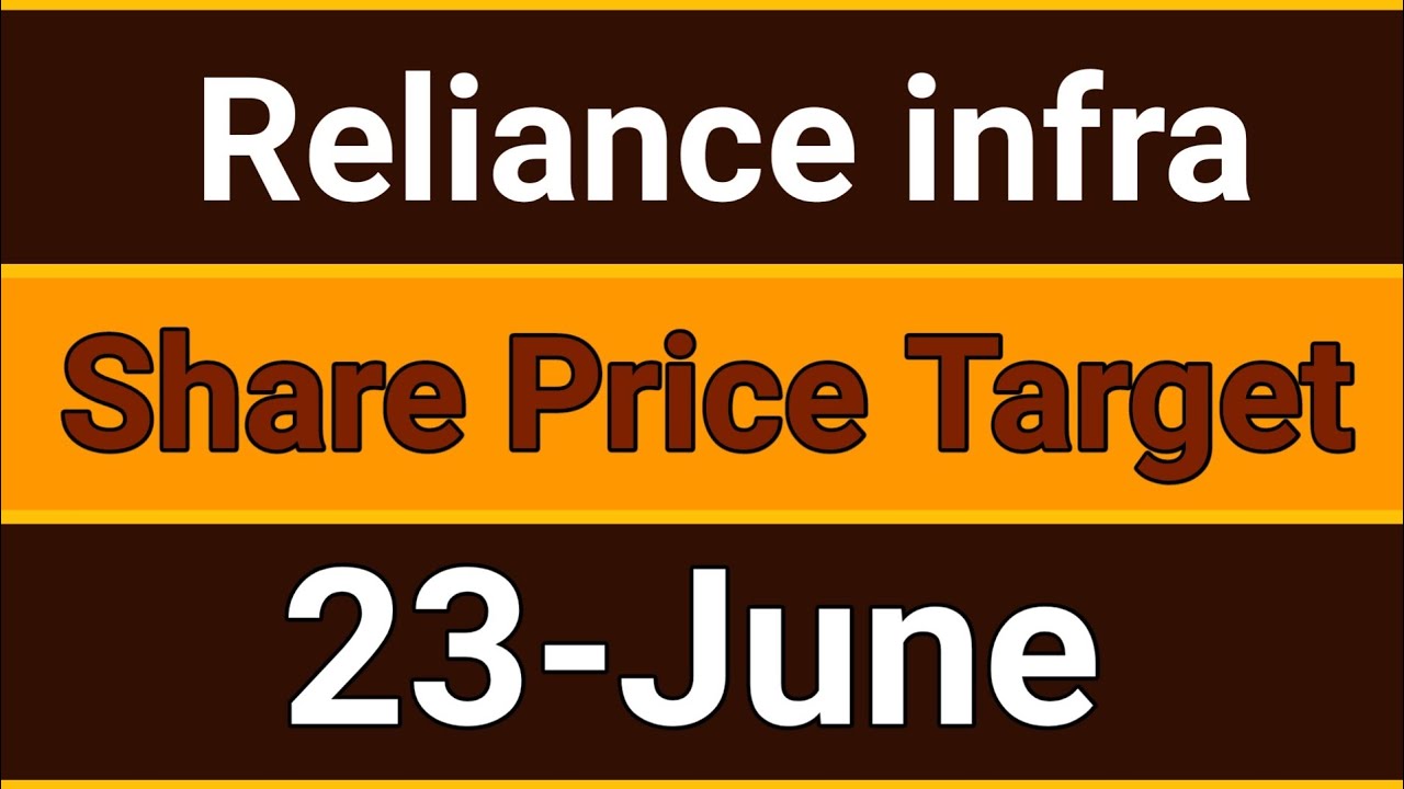 reliance infra share latest news today | reliance infra share price ...
