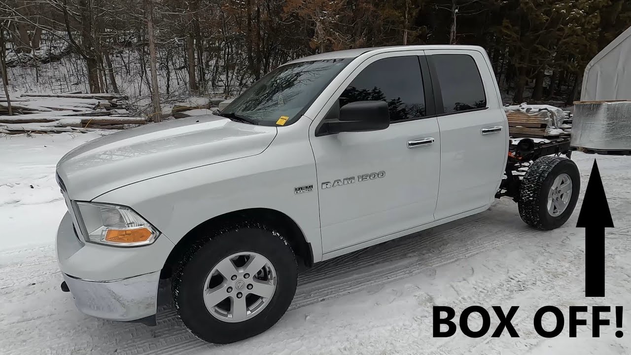 Box off of Ram 1500 walk around and Install - YouTube