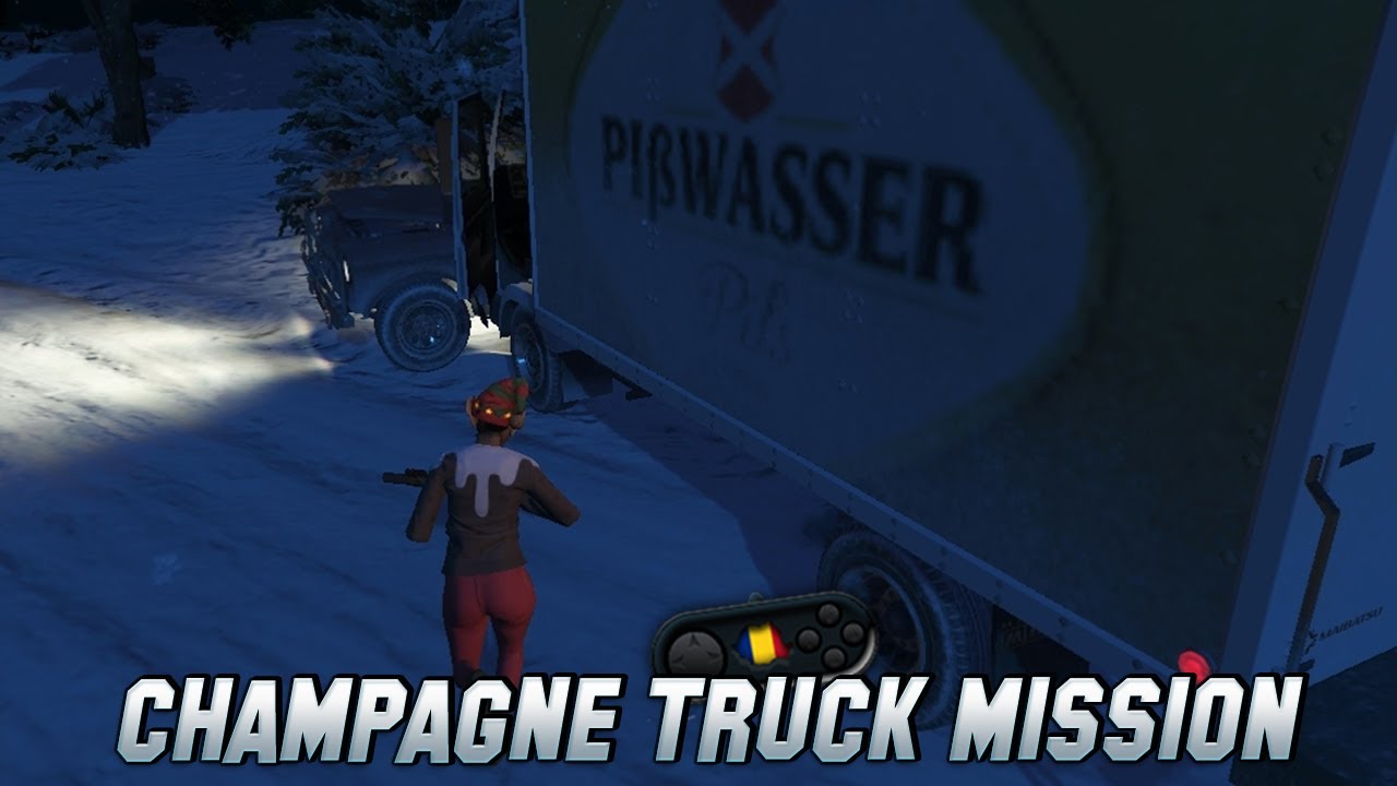 GTA Online - Champagne truck Mission (Tom Connors) - YouTube