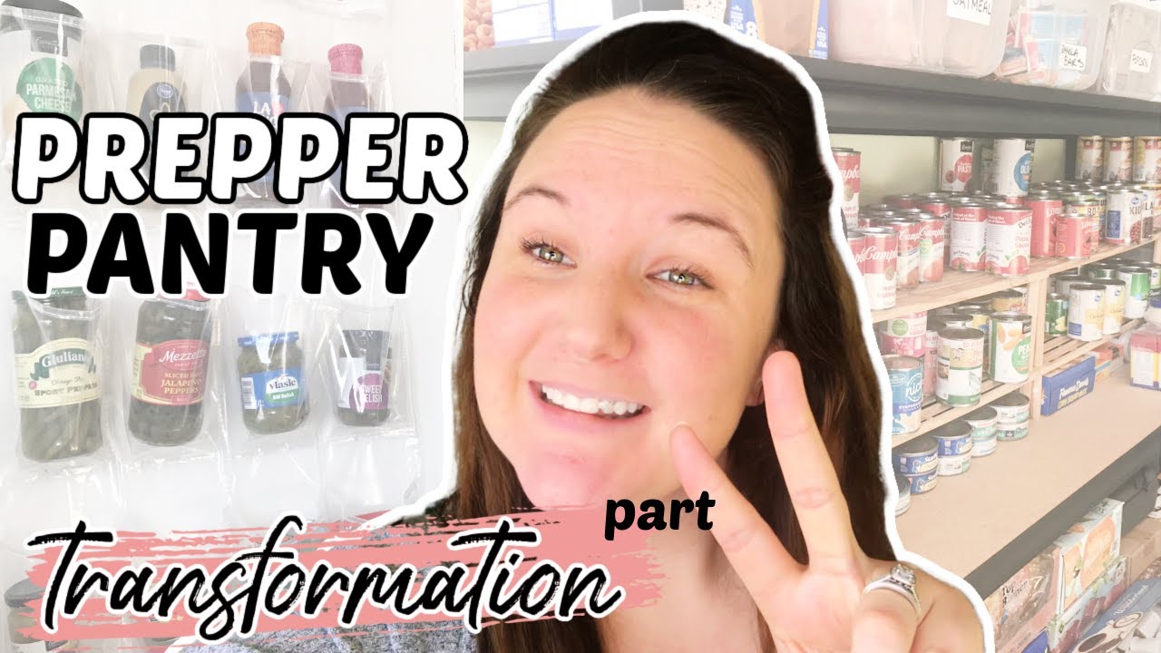 Prepper Pantry Transformation part 2 // Pantry Organization // How to ...