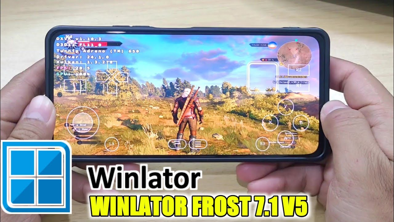 WINLATOR Frost 7.1 V5 The Witcher 3 Wild Hunt Poco F3 Hyper Os - YouTube