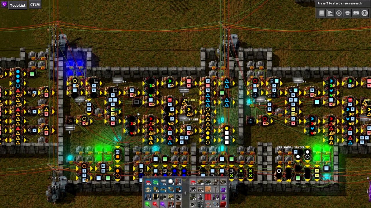 TAFK .mk3 part2 (Self expanding Factory project) Factorio with recursive blueprints - YouTube