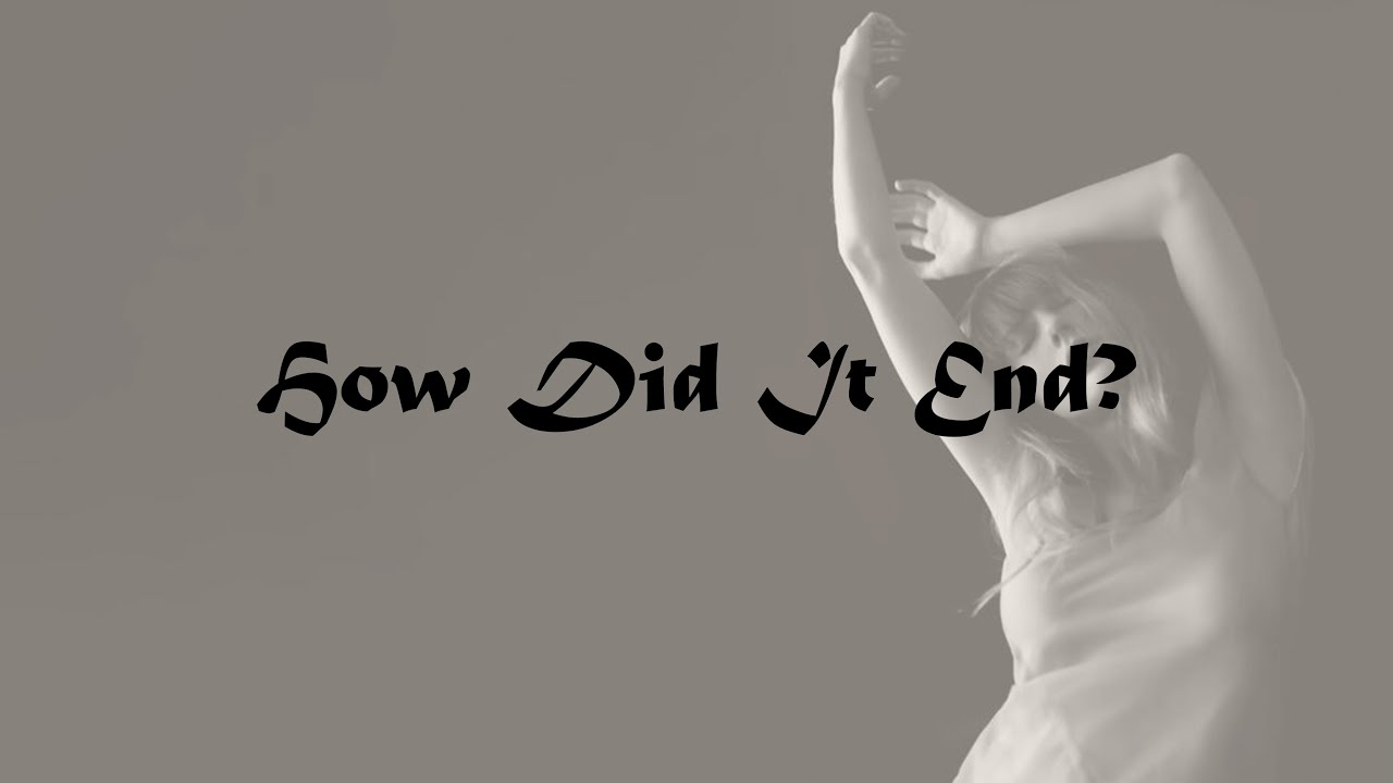 [가사해석|한글번역] How Did It End? - Taylor Swift - YouTube