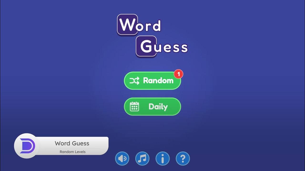 Word Guess - Get HTML5 Word Game License - YouTube