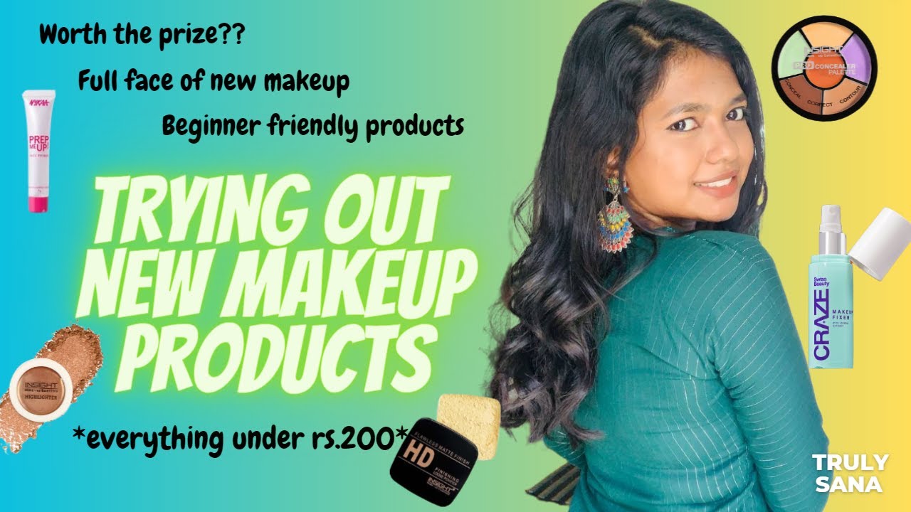 *FULL FACE* of New makeup | Everything Under Rs. 200/- | Beginner ...