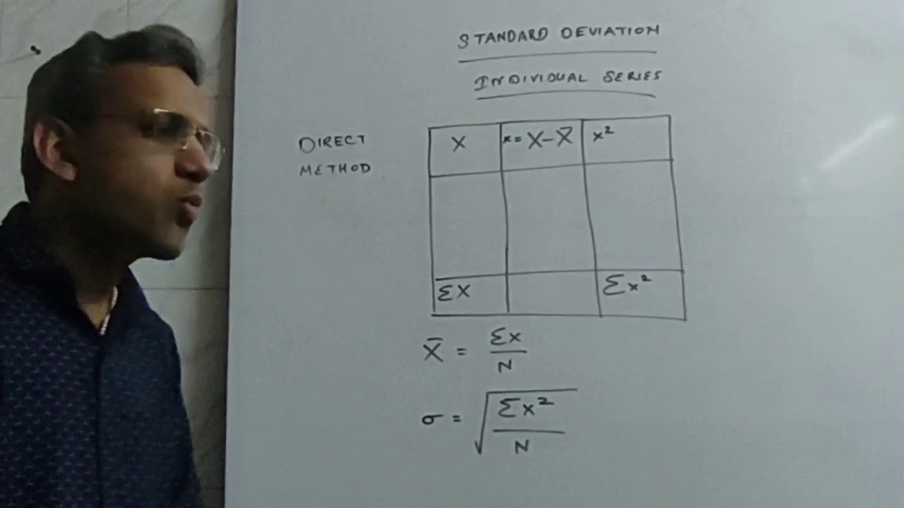 XI STATISTICS SD - YouTube