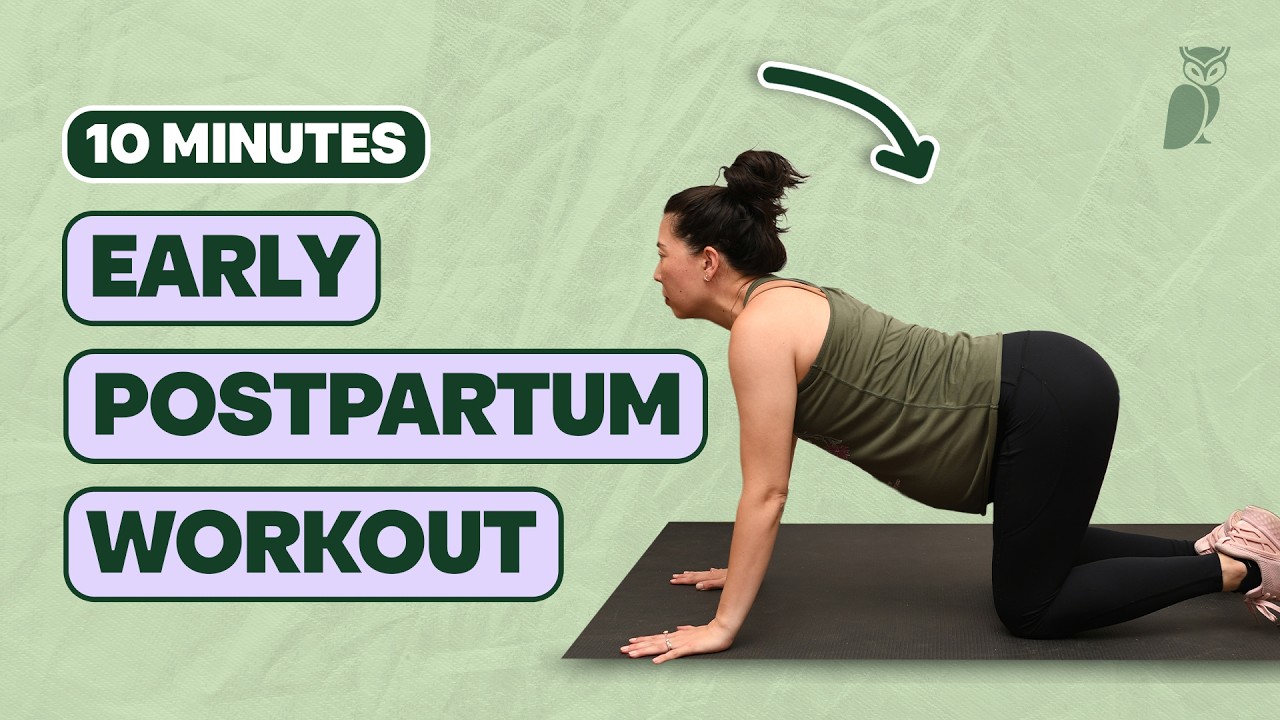Early Postpartum Recovery (Week 3): Breathing + Core Progression (10 ...