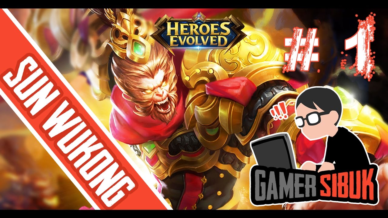 Heroes Evolved Mobile - The Real Carry Monkey! 4 VS 5 Custom Game, ft ...