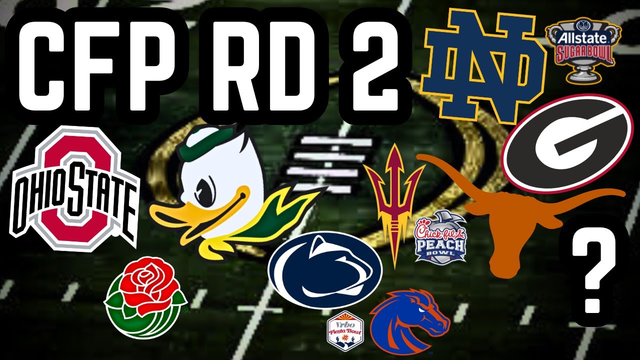 Full CFP RD 2 Picks and Predictions | 2025 - YouTube