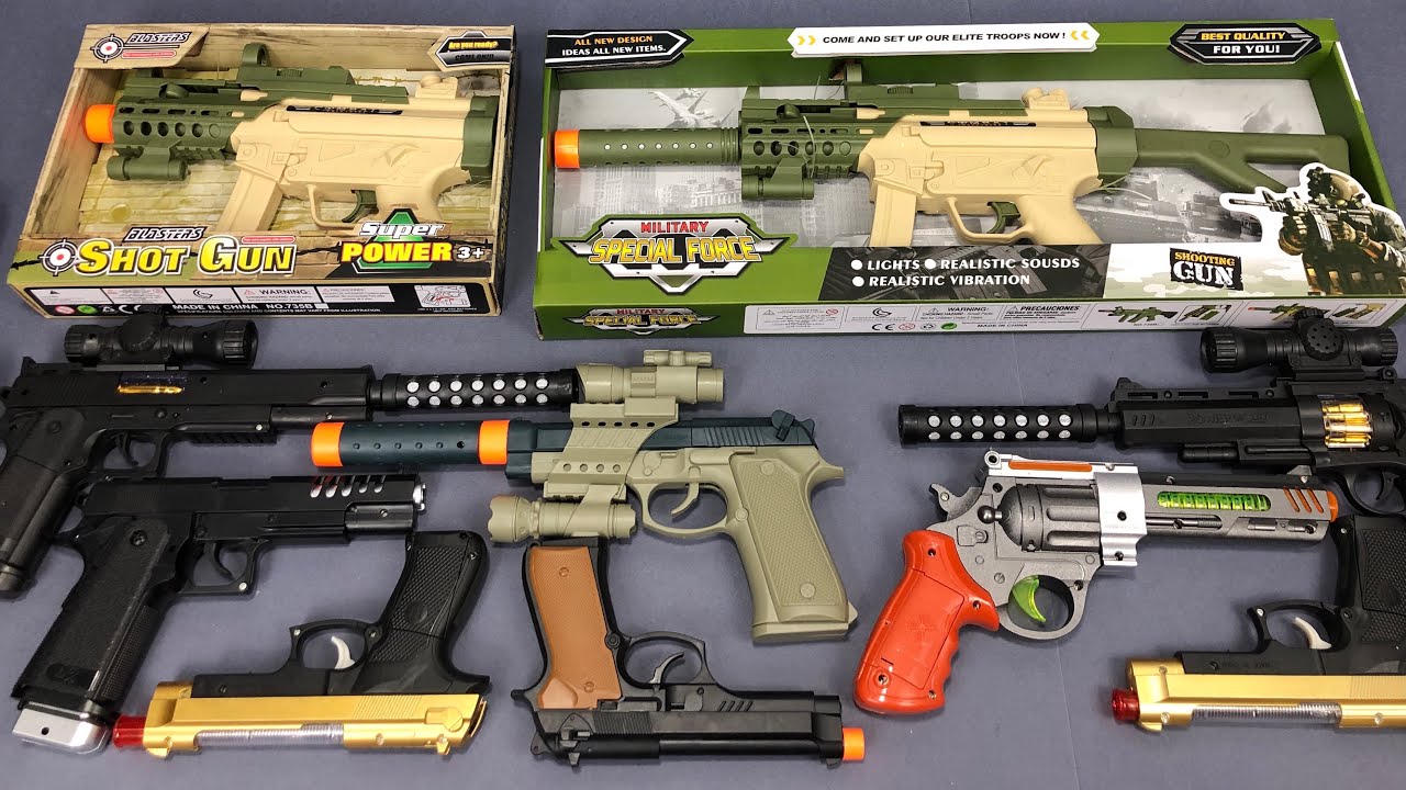 New Toy Guns. Army Flash Guns !!! Sound & Light Weapoms - YouTube