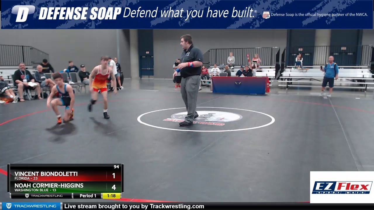 Mat 10 94 Vincent Biondoletti Florida Vs Noah Cormier-Higgins ...