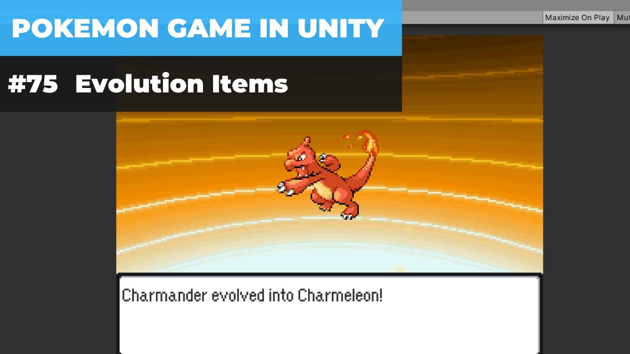 Make A Game Like Pokemon in Unity | #75 - Evolution Items - YouTube