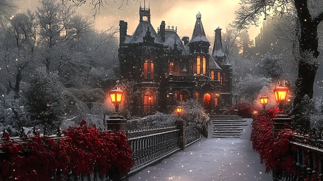 𝐃𝐚𝐫𝐤 𝐖𝐢𝐧𝐭𝐞𝐫 | A Gothic Manor of Melancholy Dreams | Dark Academia Piano for Winter Reflection ...