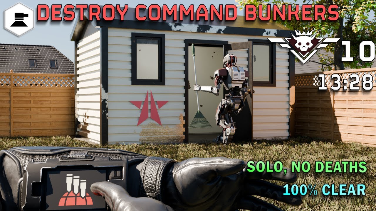 Super Helldive | Destroy Command Bunkers | Solo, No Deaths, 100% | Helldivers 2 Speedrun - YouTube