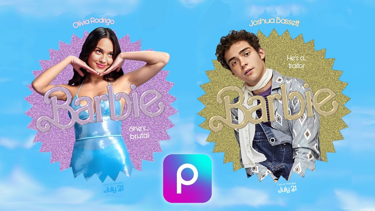 CREA tu PROPIO POSTER de BARBIE con PICSART | CÓMO EDITAR FOTOS en ...