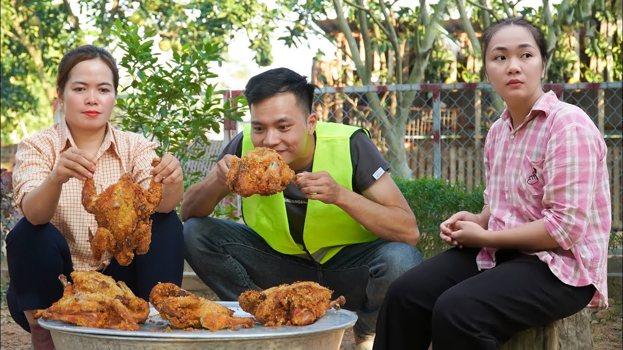 Instructions for Perfect Giant Fried Chicken: A Crispy Treat for ...