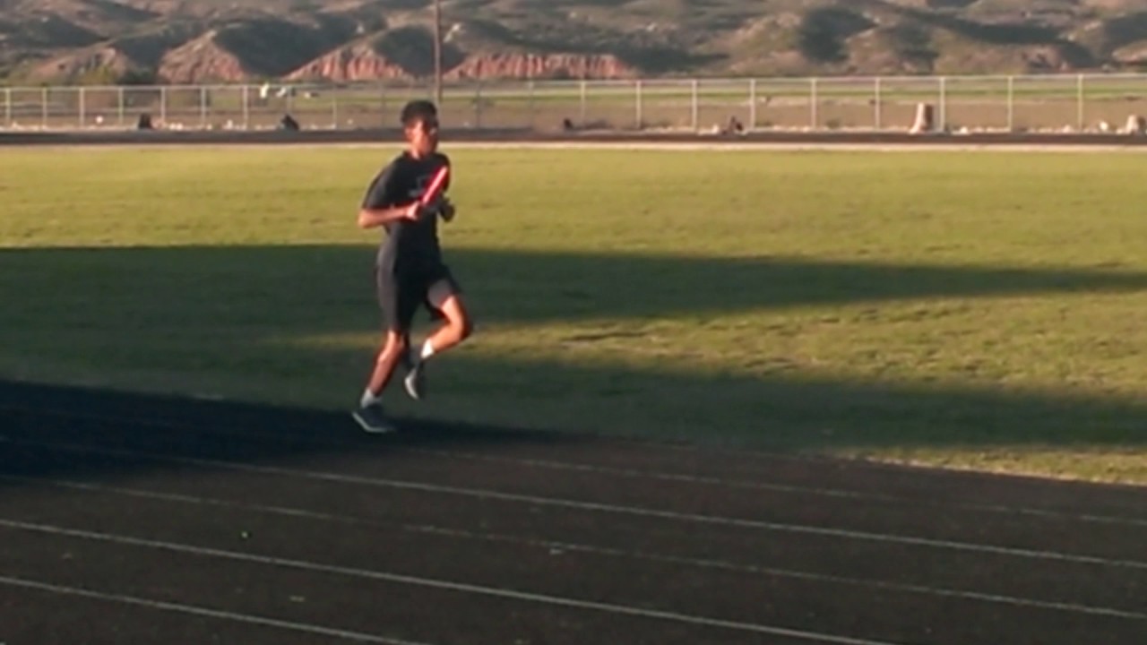 Mr. 800 Blasts in 8th Grade Medley Relay Hatch NM - YouTube