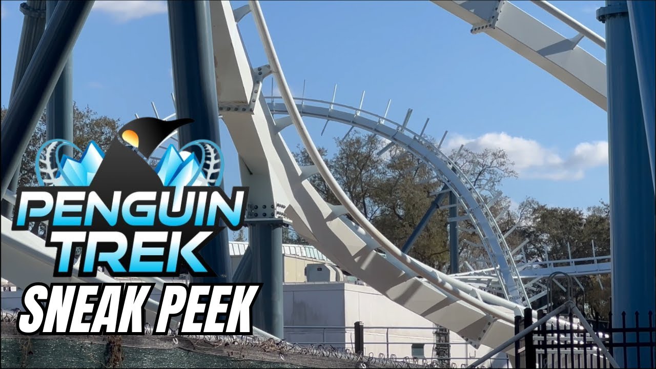 Sneak Peek at Penguin Trek's FINISHED Track! | Coming Spring 2024 ...