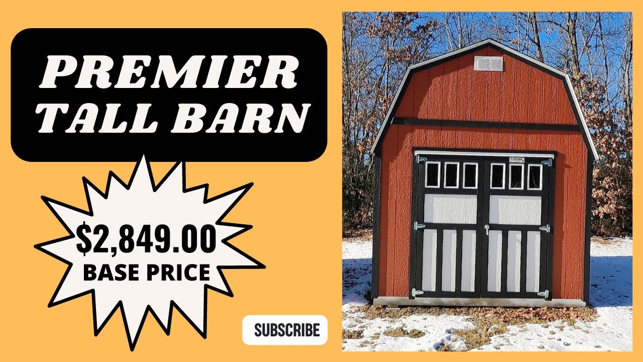 🏠🏠TUFF SHED | PREMIER TALL BARN | $2,849.00 - BASE PRICE | SHE SHED ...