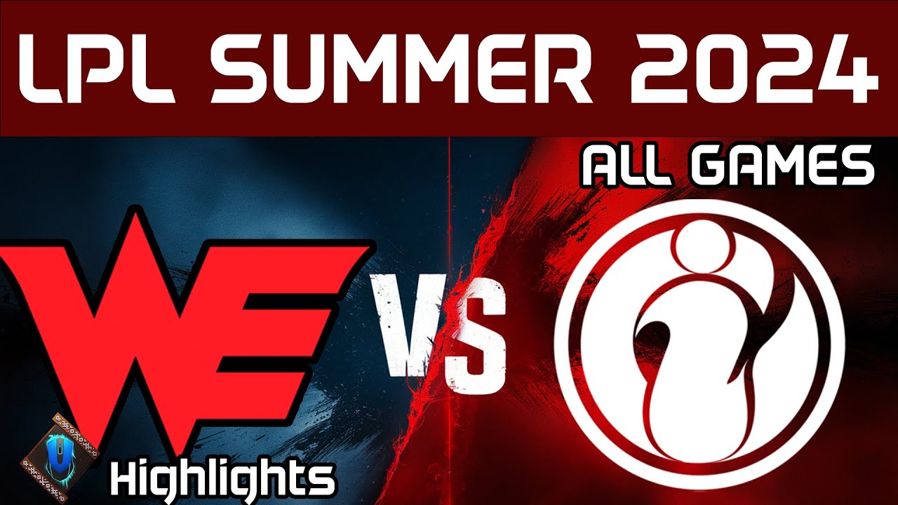 WE vs IG Highlights ALL GAMES | LPL Summer 2024 | Team WE vs Invictus ...